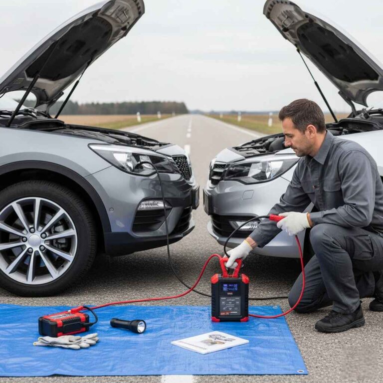How to Jump a Car Battery with a Jump Starter: Roadside Rescue