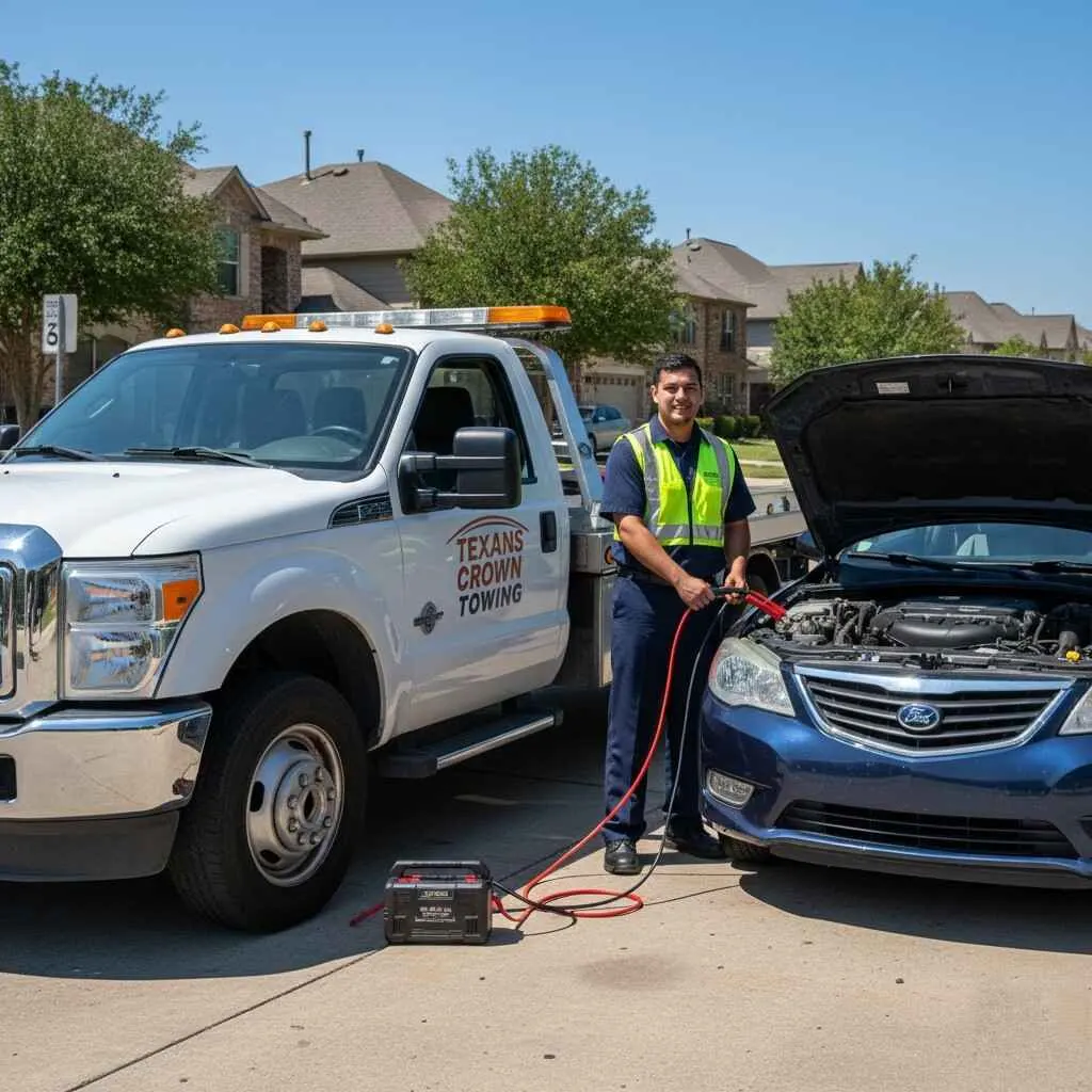 Battery Jump Start in Brazoria, TX - 24/7 Roadside Help